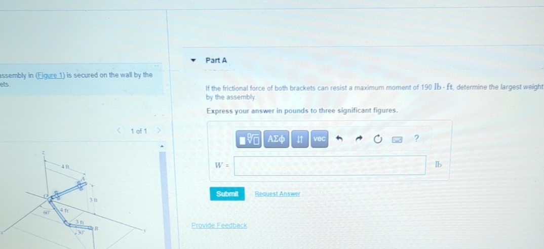 Solved Part AIf the frictional force of both brackets can | Chegg.com