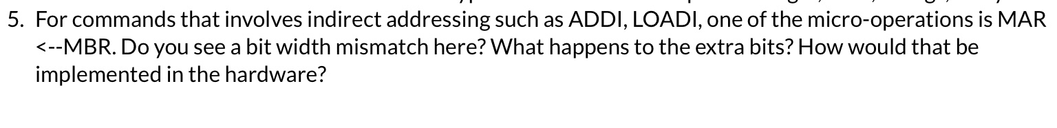 Solved For commands that involves indirect addressing such | Chegg.com
