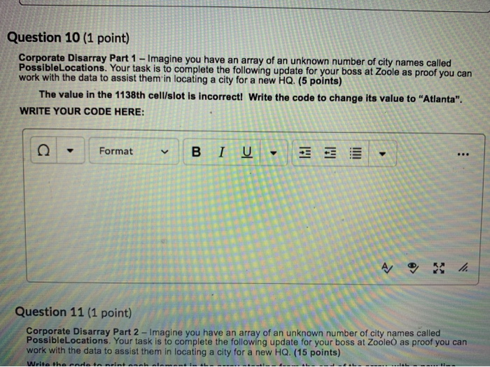 Solved Question 10 1 Point Corporate Disarray Part 1