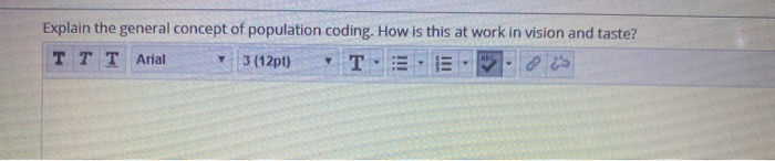 Solved Explain the general concept of population coding. How | Chegg.com