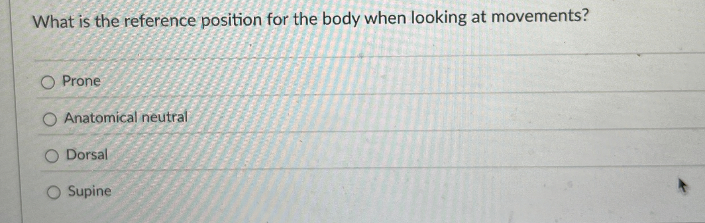 Solved What is the reference position for the body when | Chegg.com