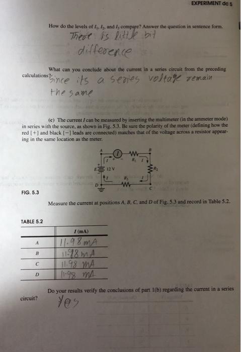 Solved Part 1 Basic Measurements (a) Construct the circuit | Chegg.com
