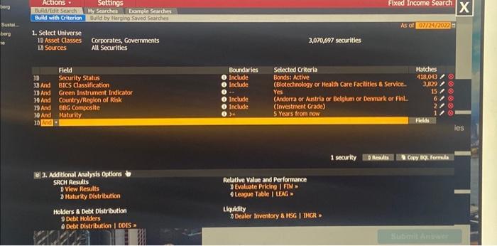 Solved An analyst created the provided image on SRCH, | Chegg.com