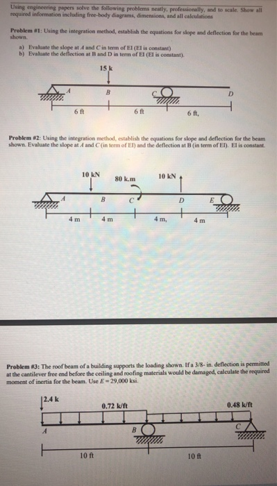 Solved Using engineering papers solve the following problems | Chegg.com