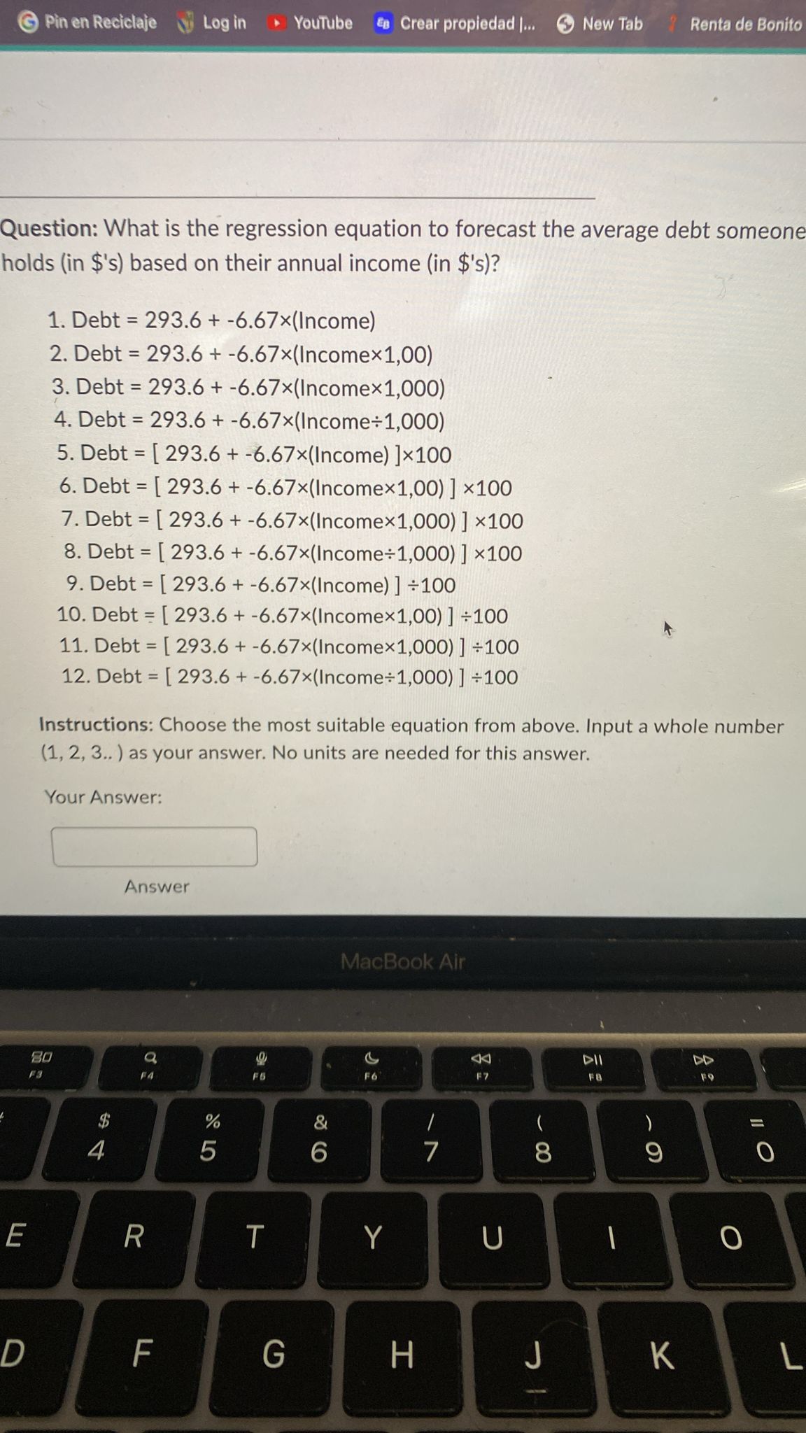 Solved Question: What is the regression equation to forecast | Chegg.com