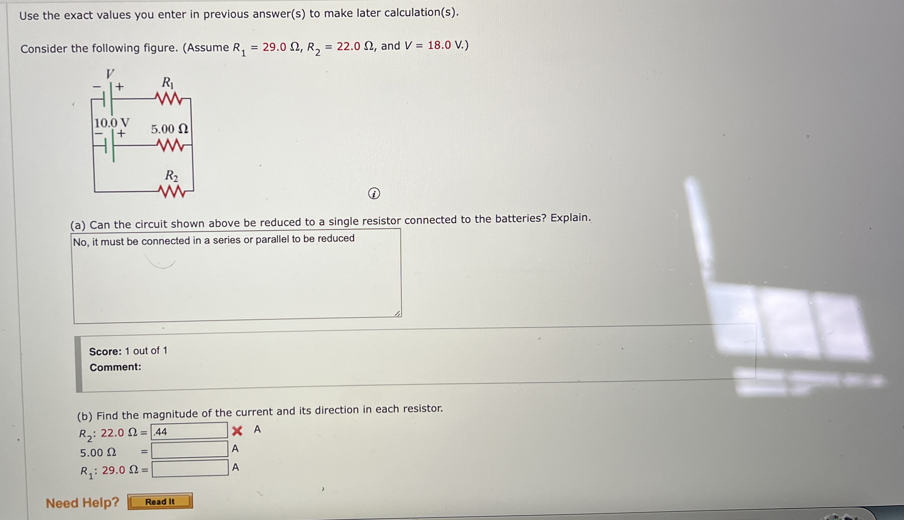 Solved Use the exact values you enter in previous answer(s) | Chegg.com