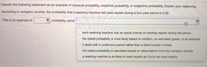 solved-classify-the-following-statement-as-an-example-of-chegg