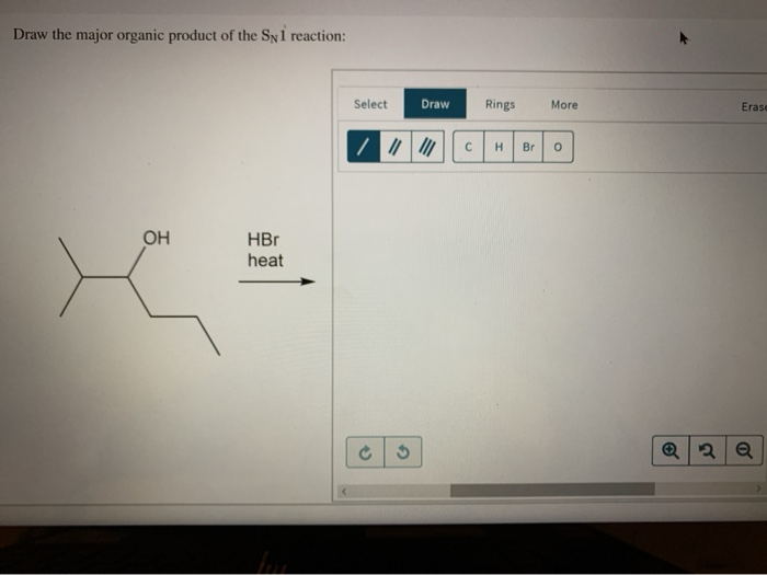 Solved Draw The Major Organic Product Of The Syl Reaction