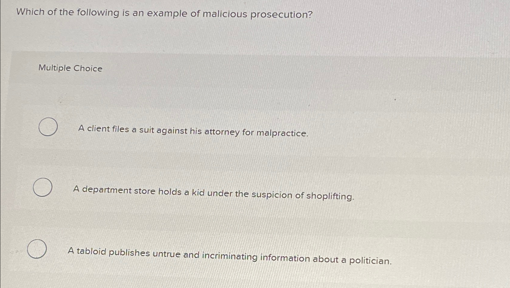 Solved Which of the following is an example of malicious | Chegg.com