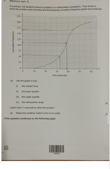 Solved In a school, 200 students solved a problem in a | Chegg.com Solved In a school, 200 students solved a problem in a | Chegg.com