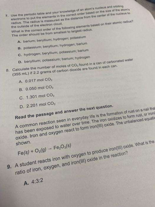 In this Performance Task, you will answer four | Chegg.com