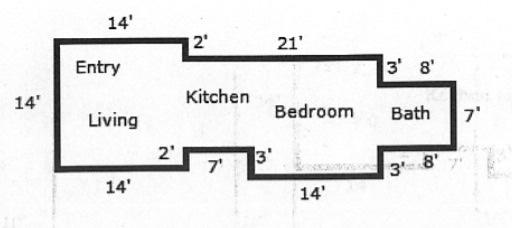 Solved 1. Calculate the Gross Living Area (GLA). 2. | Chegg.com