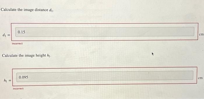 Solved An object 1.90 cm tall is placed 3.00 cm in front of | Chegg.com