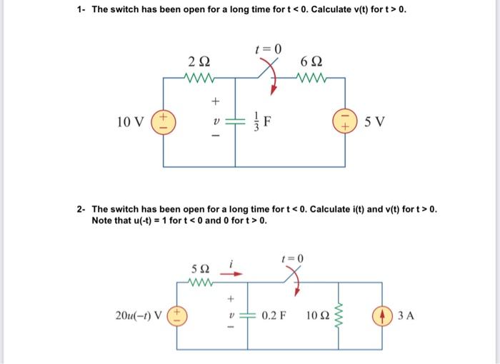 Solved Can you solve these 2 electrical circuits question | Chegg.com