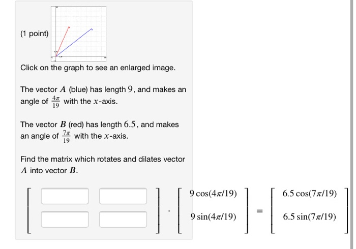 Solved (1 point) Click on the graph to see an enlarged | Chegg.com
