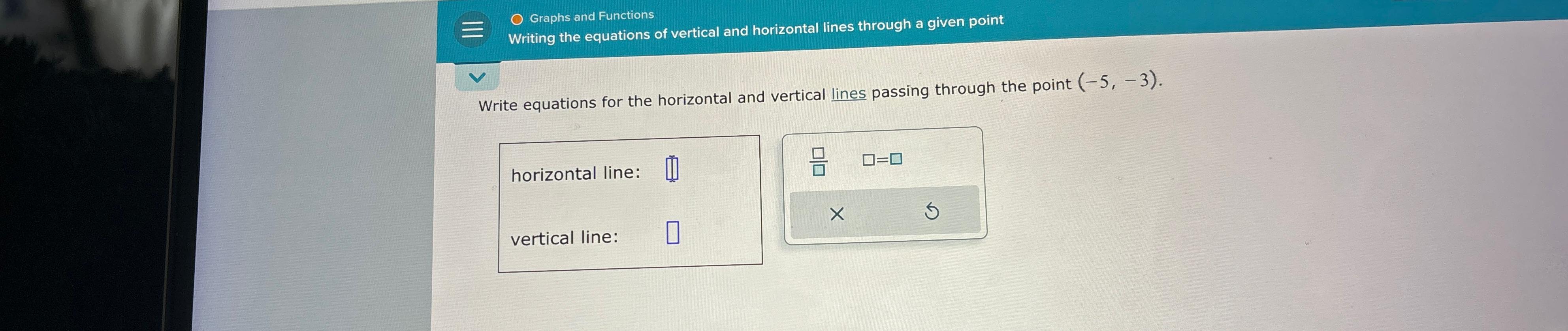 Solved Graphs and FunctionsWriting the equations of vertical | Chegg.com