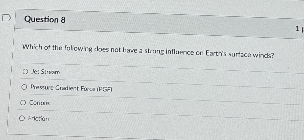 Solved Question 8Which of the following does not have a | Chegg.com