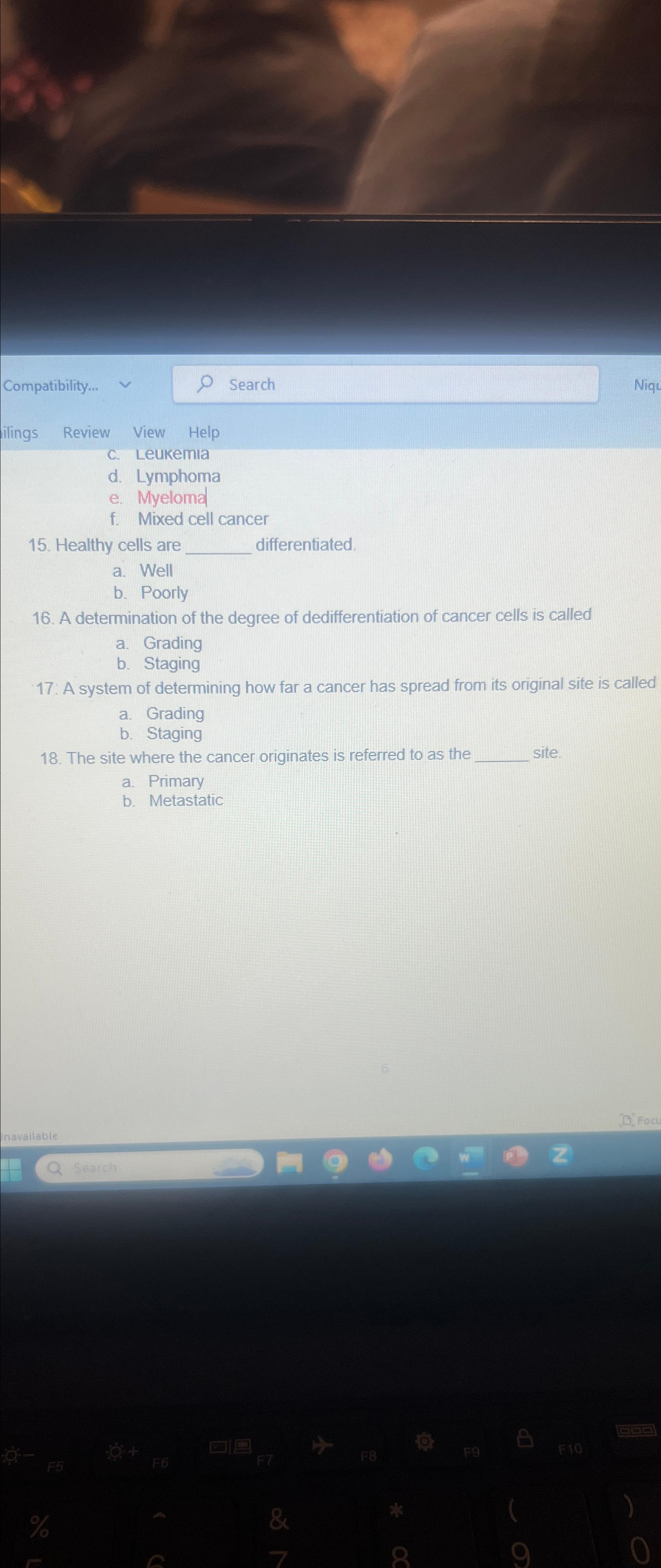 Solved Compatibility...SearchNiqilings Review View Helpc. | Chegg.com