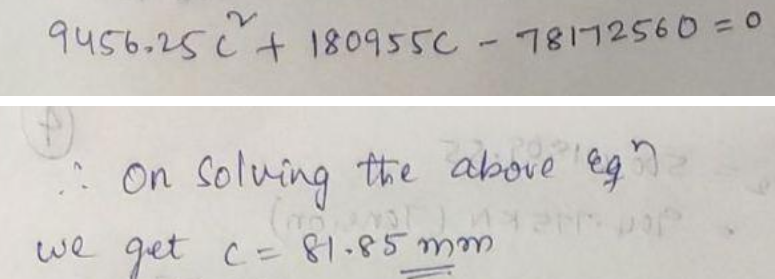 Solved 9456.25C2+180955C-78172560=0:. ﻿On solving the above | Chegg.com