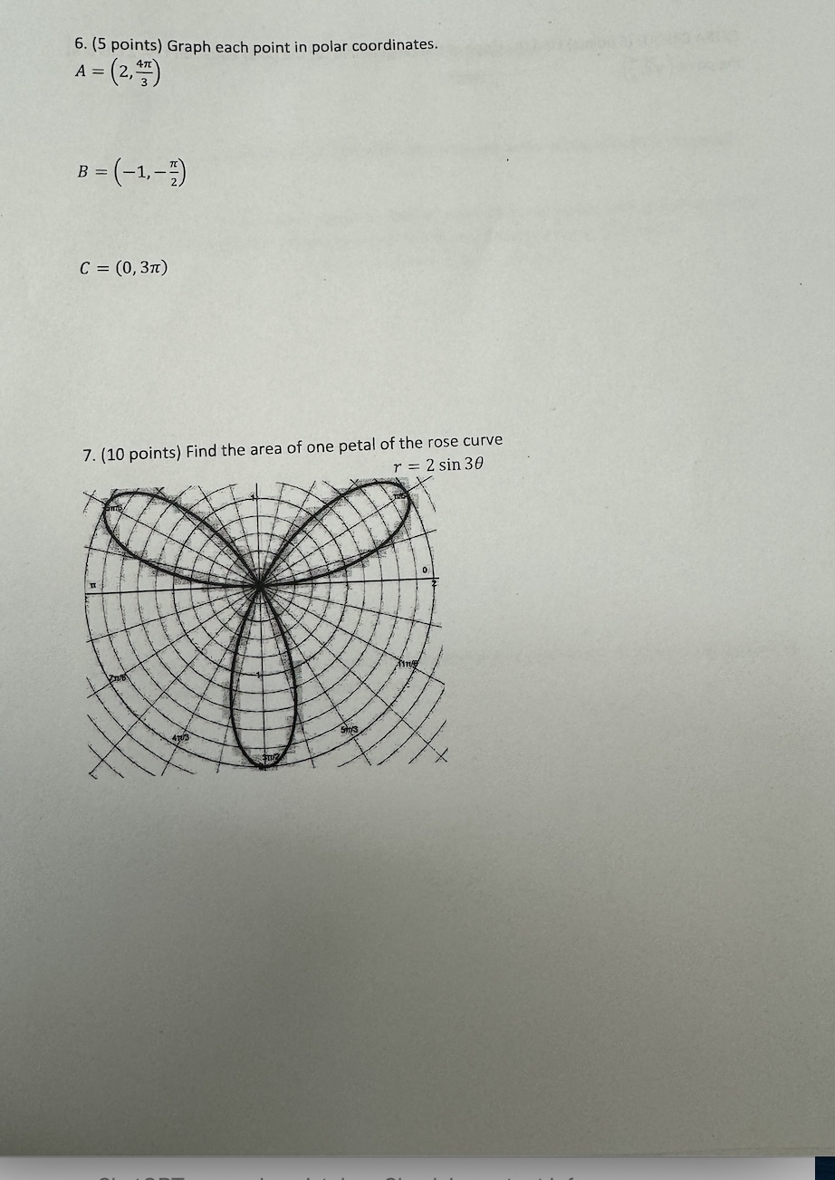 Solved (5 points) Graph each point in polar | Chegg.com Solved (5 points) Graph each point in polar | Chegg.com