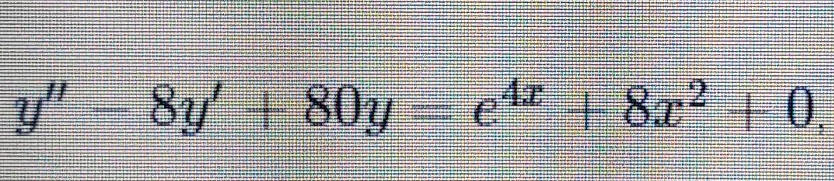 Solved Consider the inhomogeneous linear differential | Chegg.com