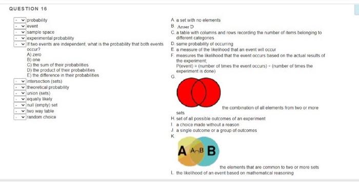 Solved the elements that are common to two or more sets L | Chegg.com