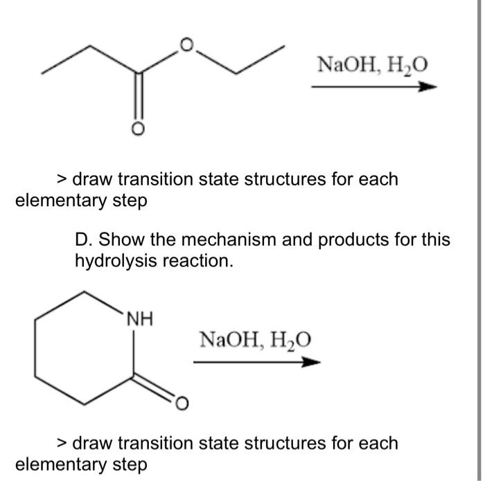 Solved Hydrolysis and Condensation Mechanisms Practice acid | Chegg.com
