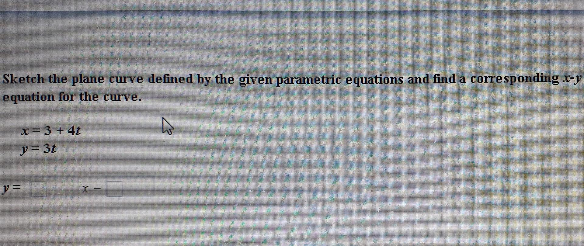 Solved Sketch the plane curve defined by the given | Chegg.com