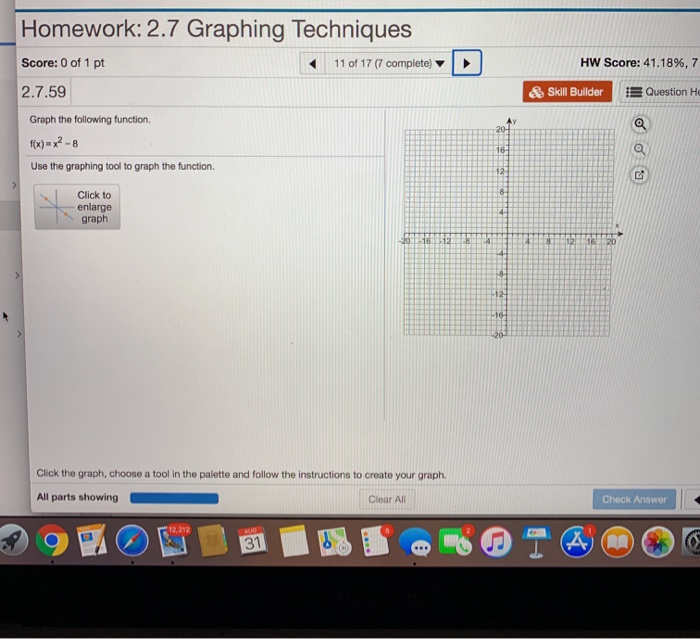 Solved Homework: 2.7 Graphing Techniques Score: 0 of 1 pt 1 | Chegg.com