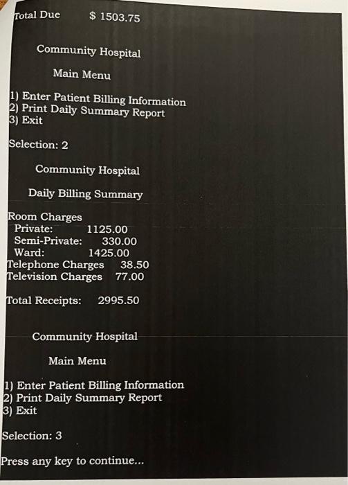 Solved AP Computer Science Lab - Classes - Hospital i 18 | Chegg.com
