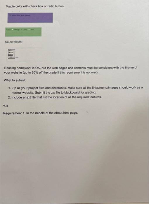 Solved CSET3250 JavaScript project Build a multiple page | Chegg.com