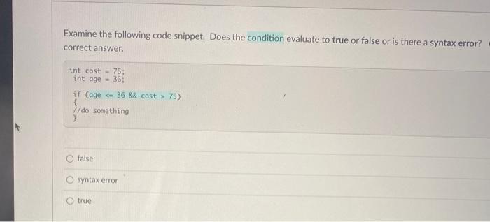 Solved Write a code snippet that calculates that uses a | Chegg.com