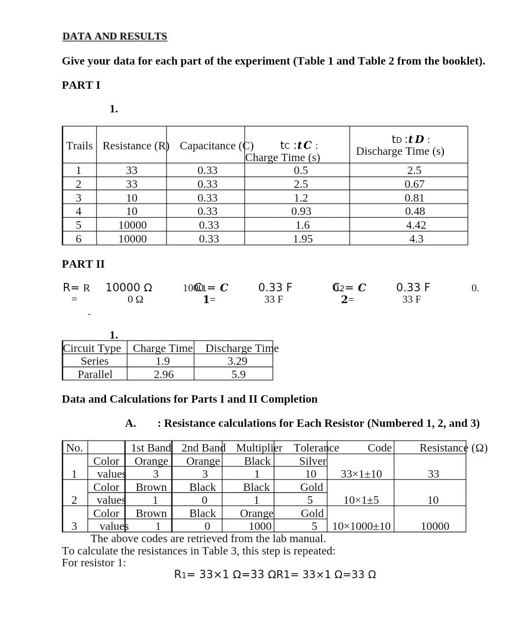 Solved EXPERIMENT 5 Capacitors in Circuits Electronics | Chegg.com