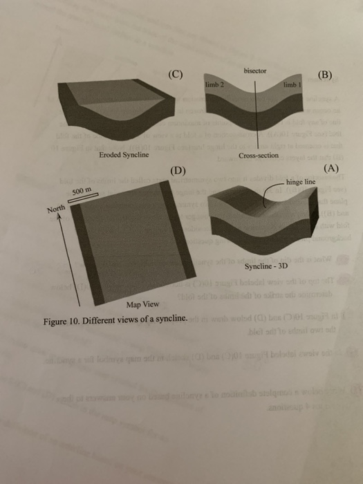 Solved The map symbols for an anticline and syncline are | Chegg.com