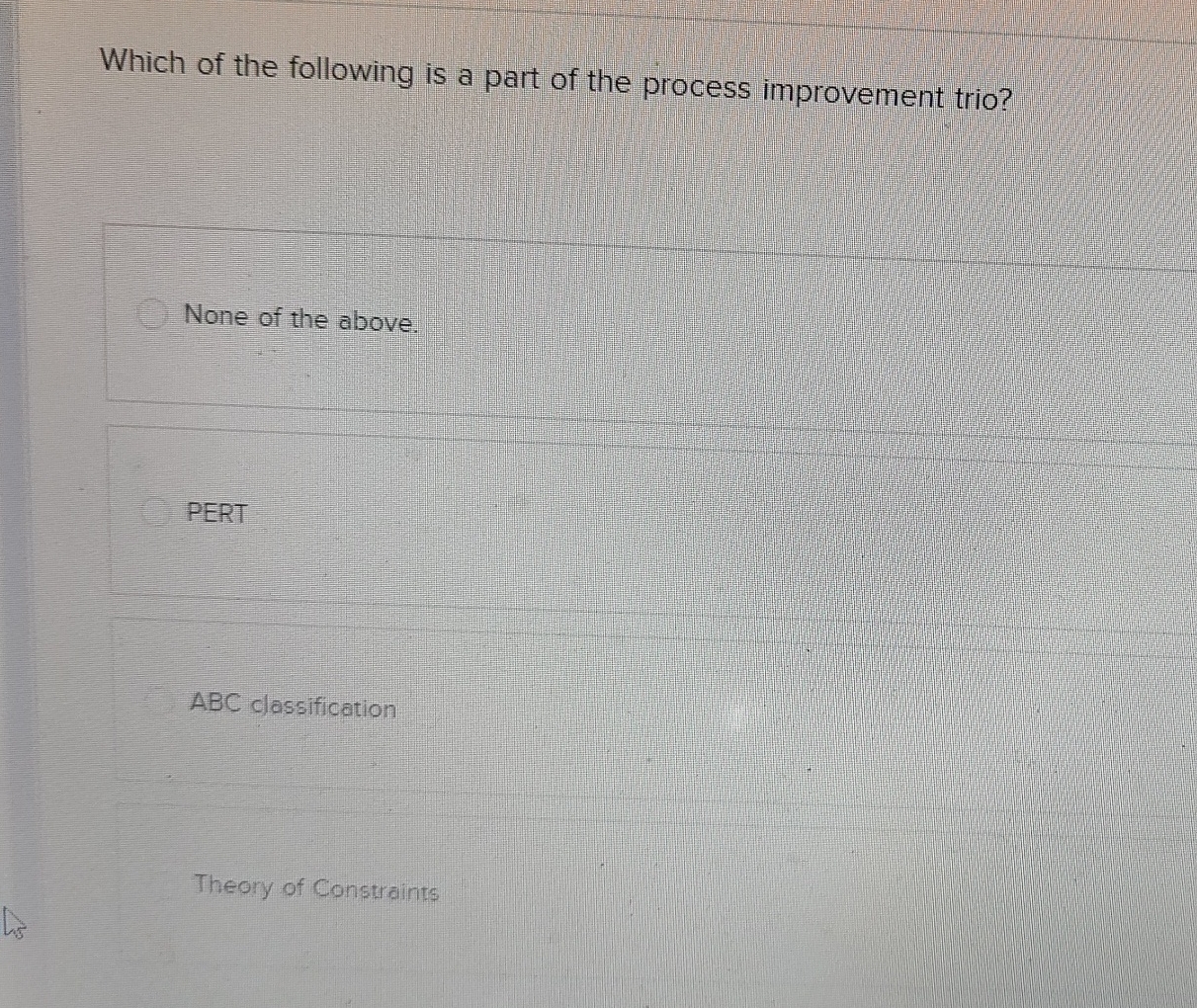 Solved Which of the following is a part of the process | Chegg.com