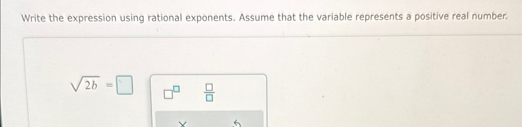Solved Write the expression using rational exponents. Assume | Chegg.com