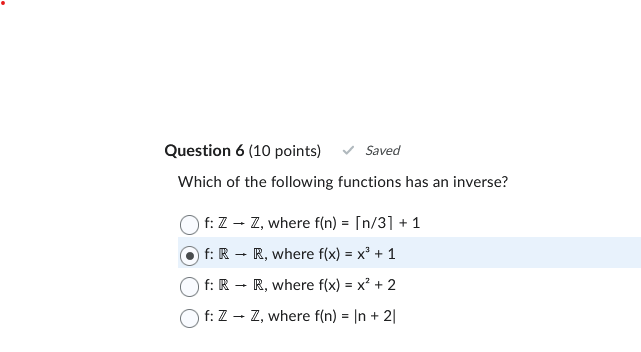 Solved Question 6 10 ﻿pointswhich Of The Following 