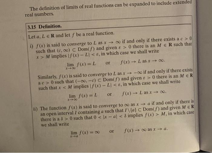 Solved 2.1. For each of the following, use definitions | Chegg.com