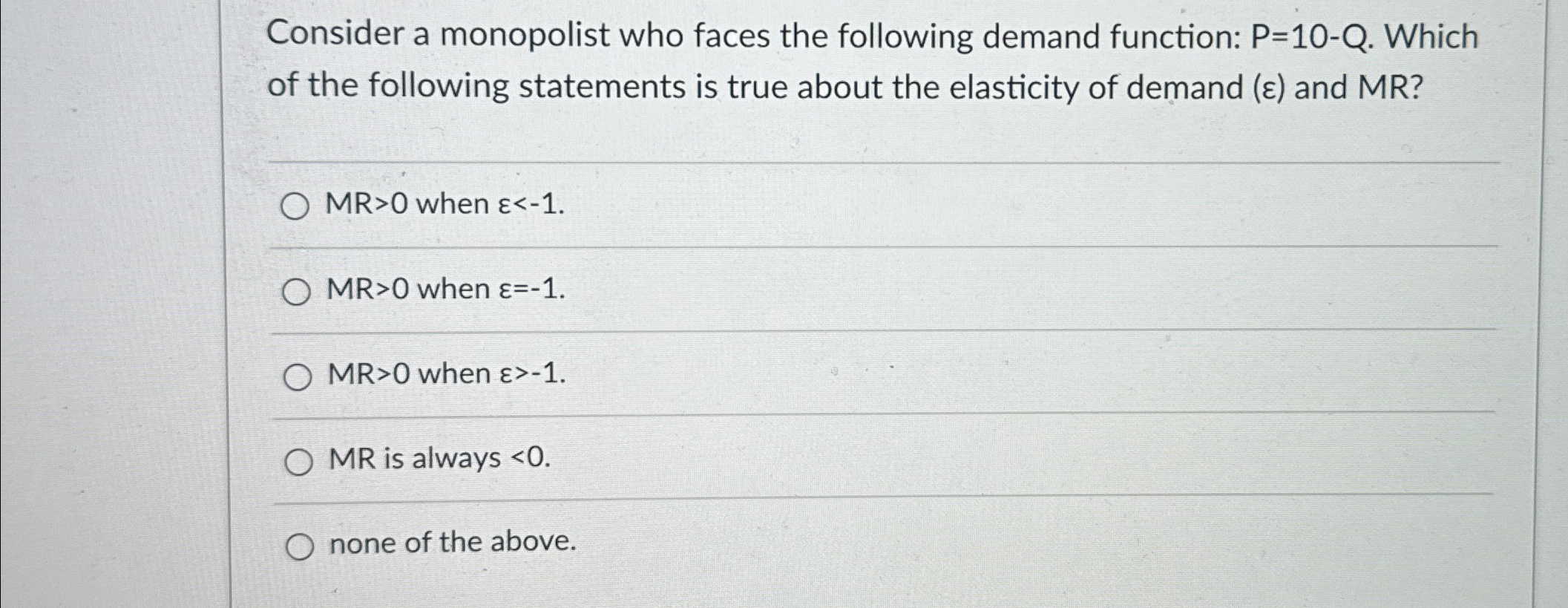 Solved Consider a monopolist who faces the following demand | Chegg.com