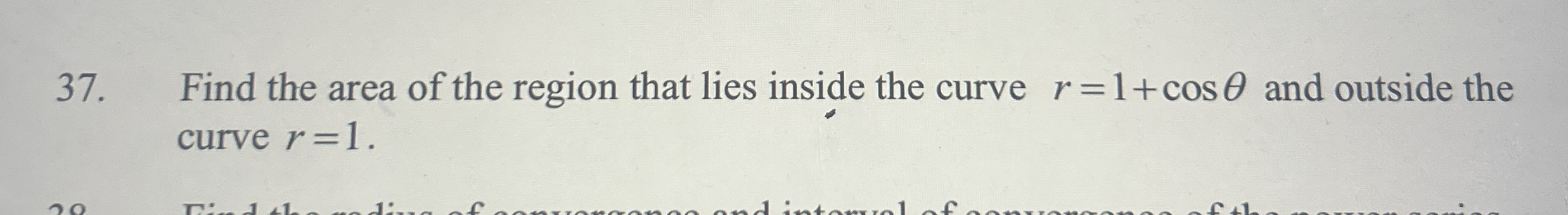 Solved Find the area of the region that lies inside the | Chegg.com