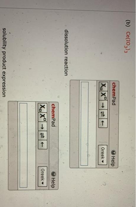 Solved Write balanced equations for the dissolution | Chegg.com