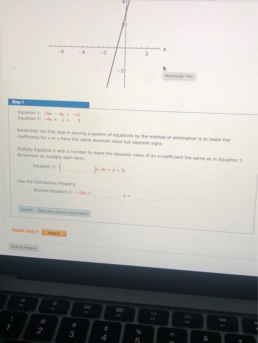 Solved Tutorial Exercise Solve the system by the method of | Chegg.com
