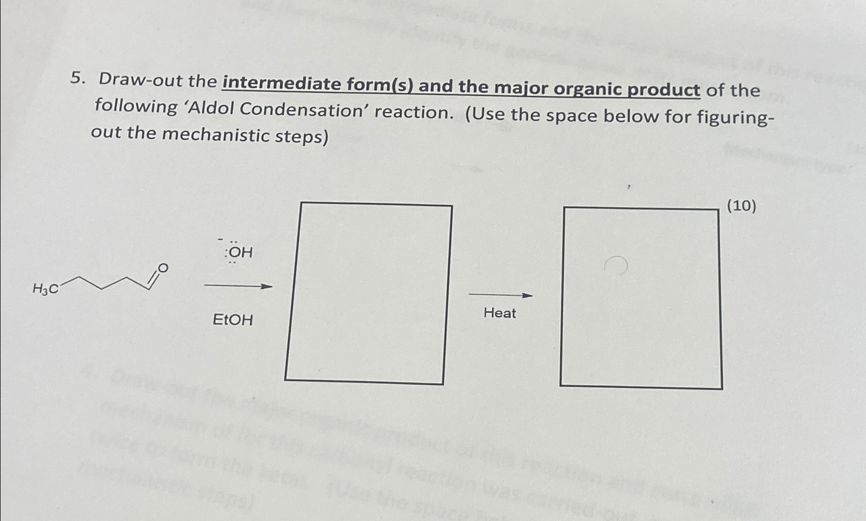Solved Draw-out the intermediate form(s) ﻿and the major | Chegg.com