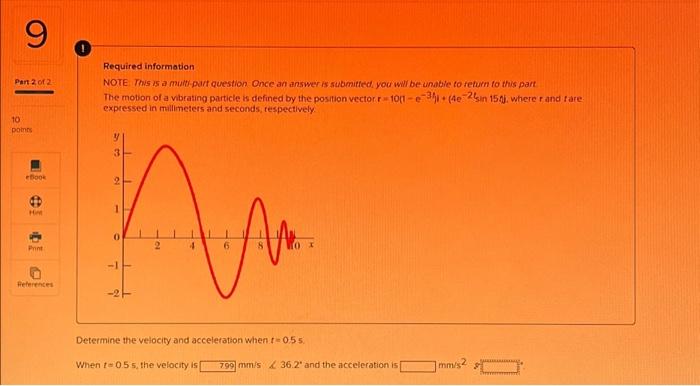 Solved 9 Part 2 of 2 10 points eBook 101 Hint Print | Chegg.com