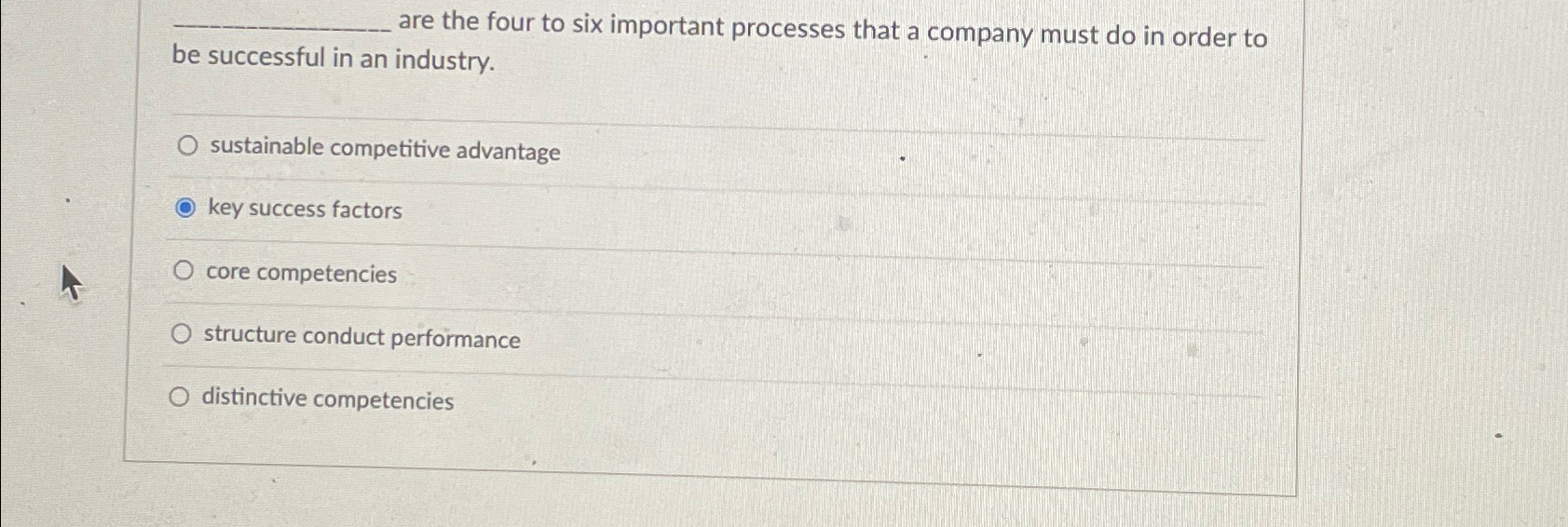 Solved are the four to six important processes that a | Chegg.com