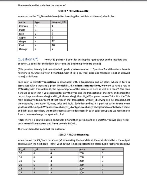 There are 100 points you can get in this assignment. | Chegg.com