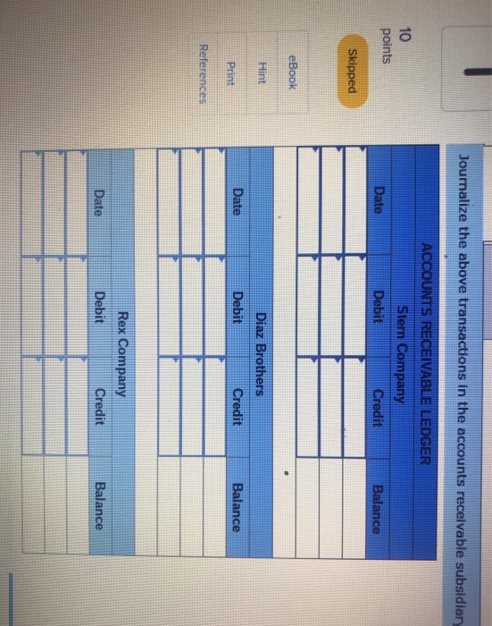Solved 1 QS 7-4 Controlling accounts and subsidiary ledgers | Chegg.com