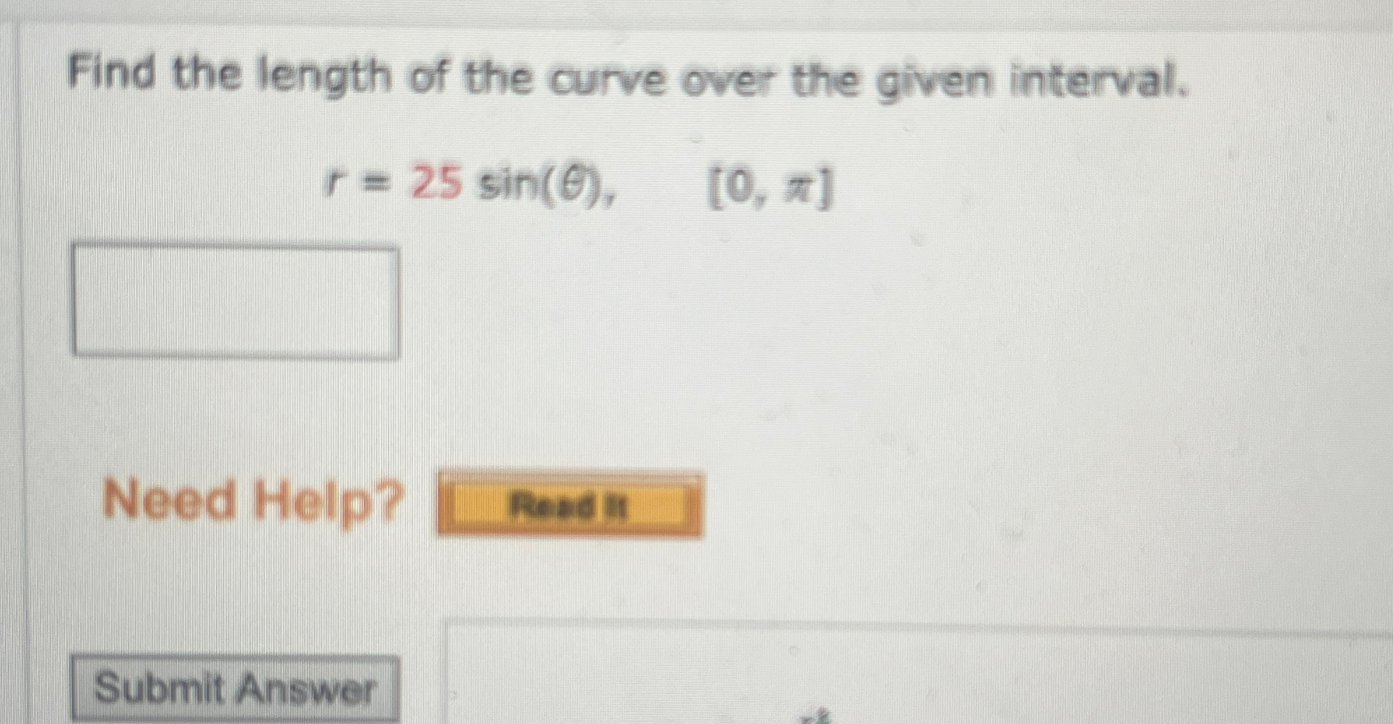 Solved Find the length of the curve over the given | Chegg.com