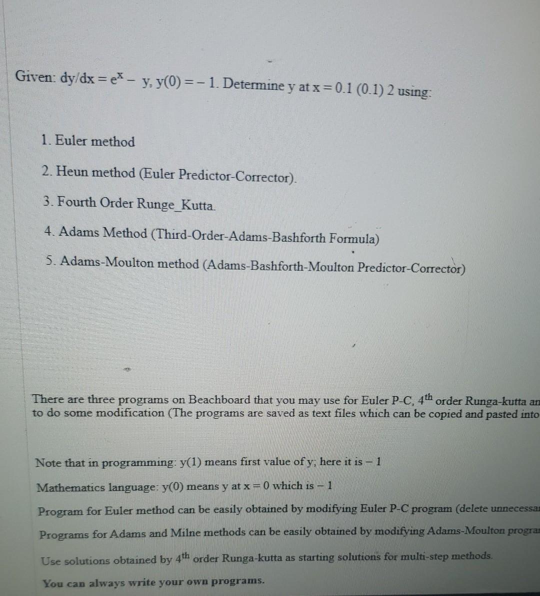 Solved Please, I need help with 2 and 4 method. That is | Chegg.com