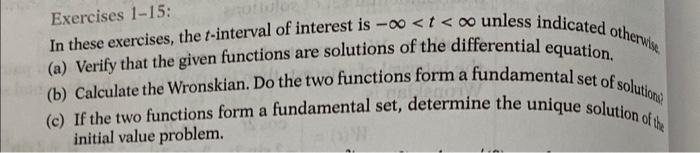 Solved Exercises 1-15: In these exercises, the t-interval of | Chegg.com